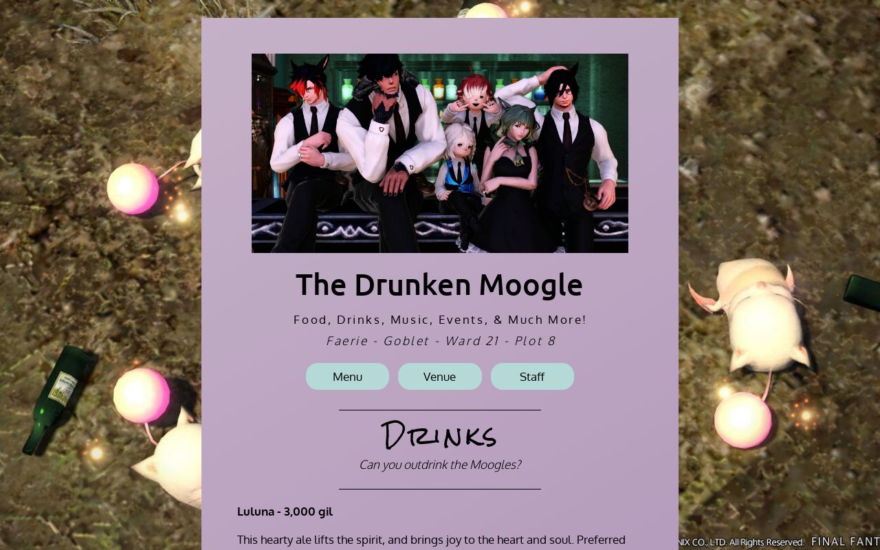 The Drunken Moogle